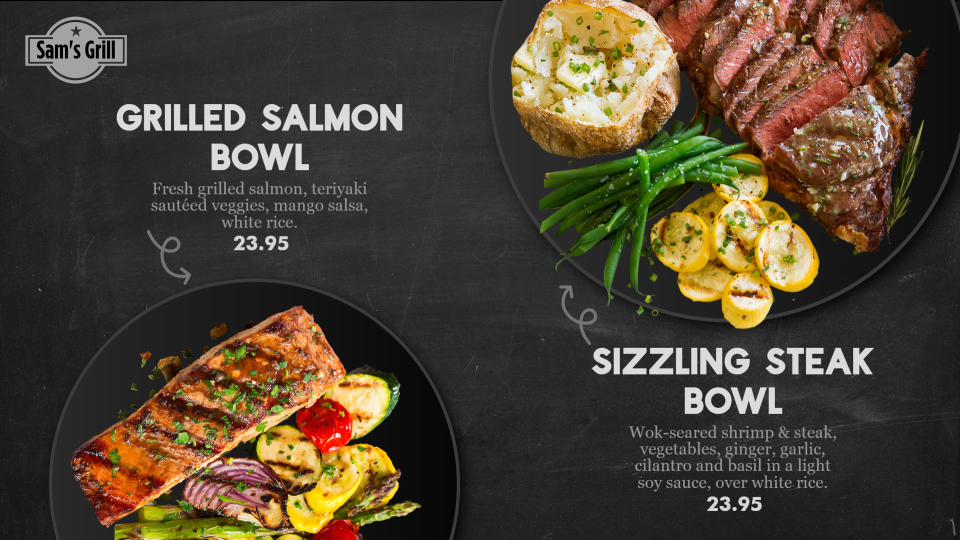 Custom Digital Menu Boards for Restaurant, Cafe, QSR & Fast Food